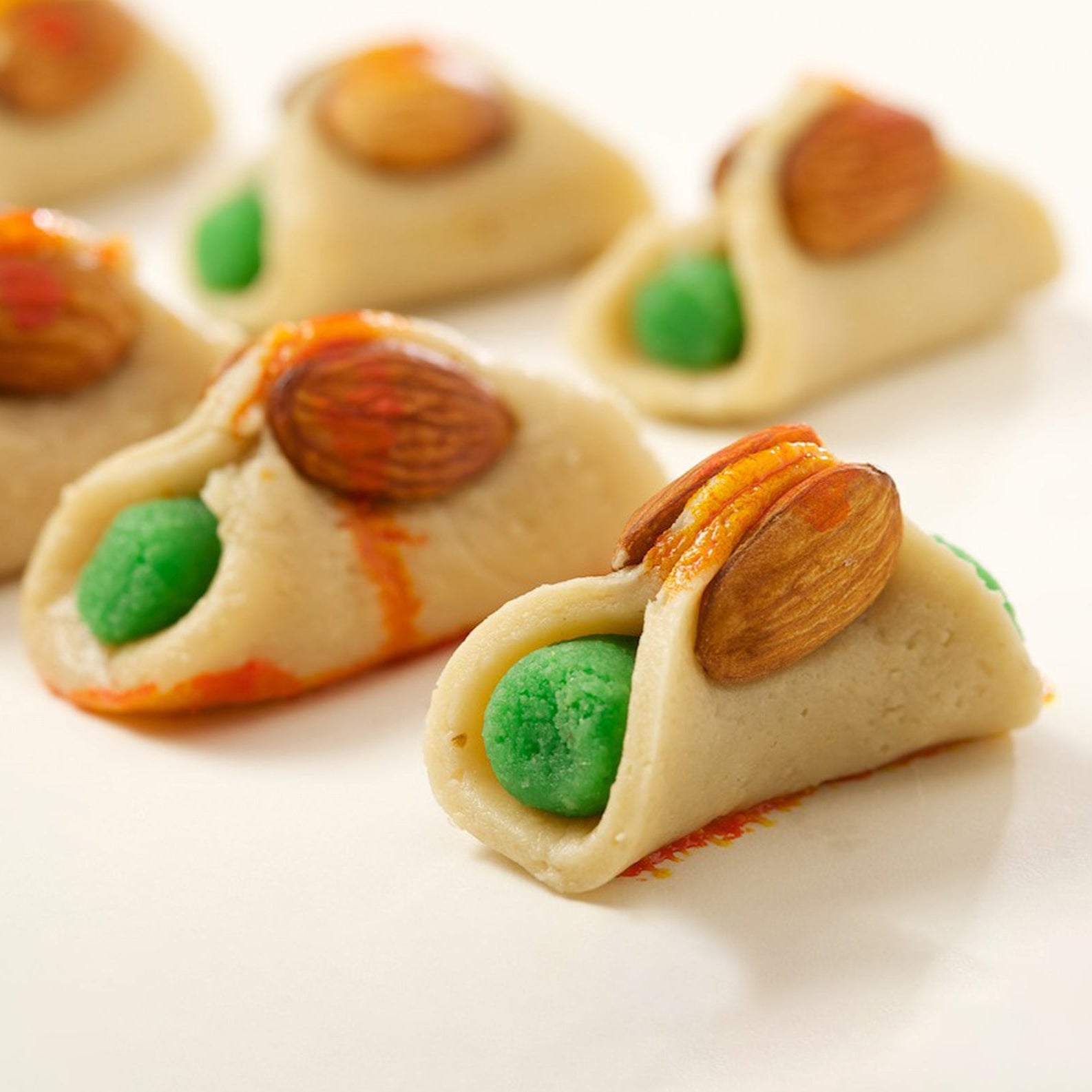 Cashew Pista Taco - Indian Sweets – Sukhadia's