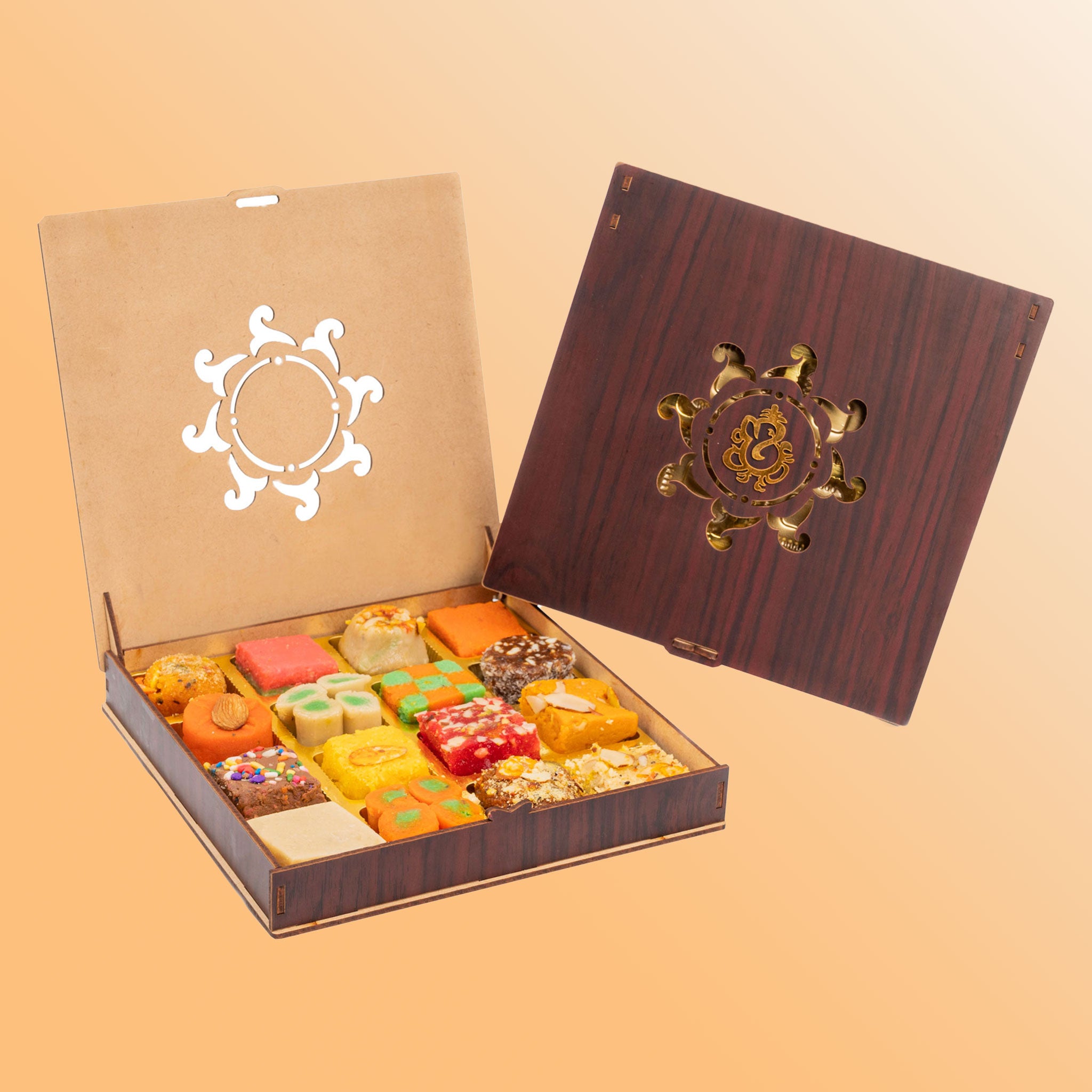 Wooden Ganesha Sweets - Luxury Gift Assortments – Sukhadia's