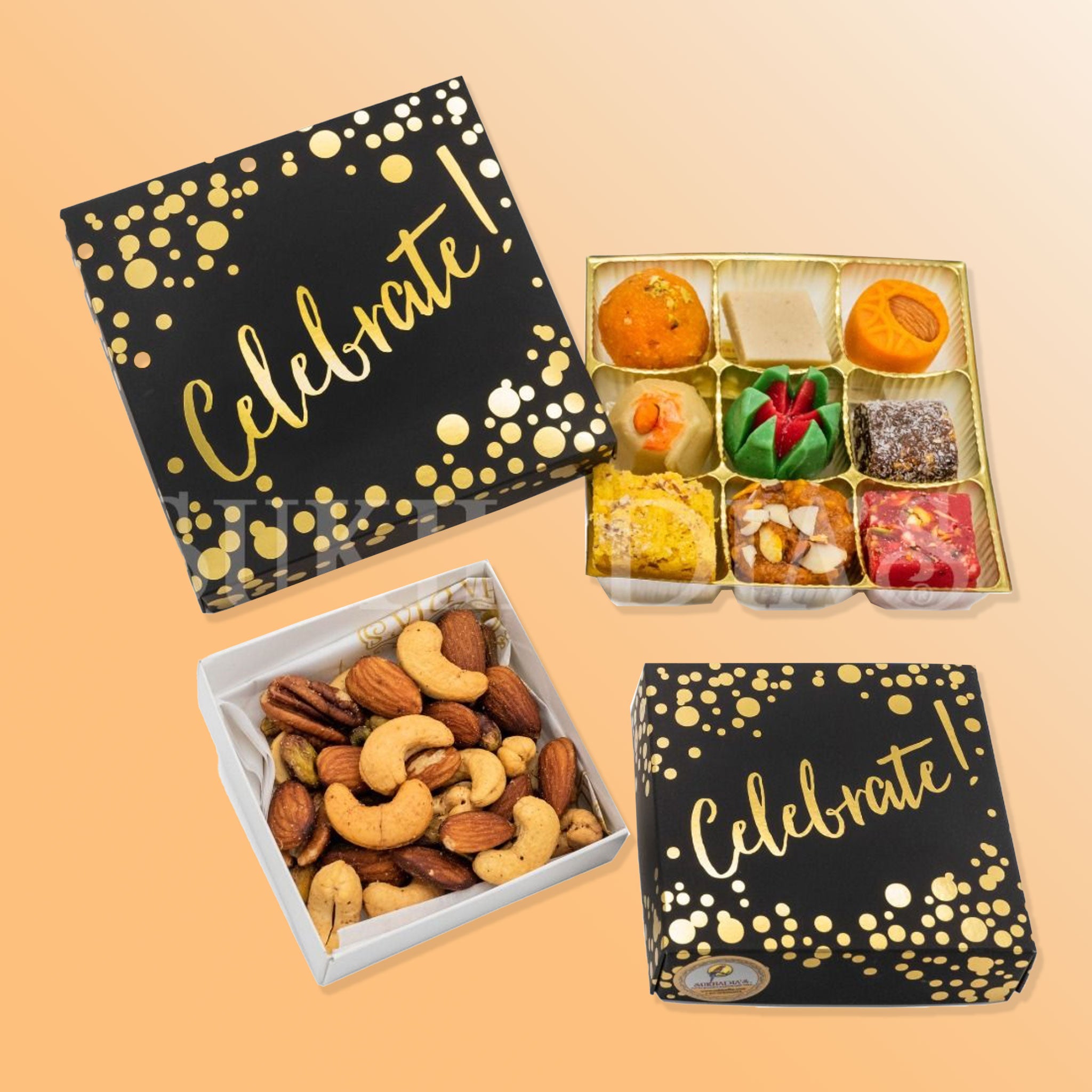 Celebrate! Mithai & Nuts - Luxury Gift Assortments – Sukhadia's